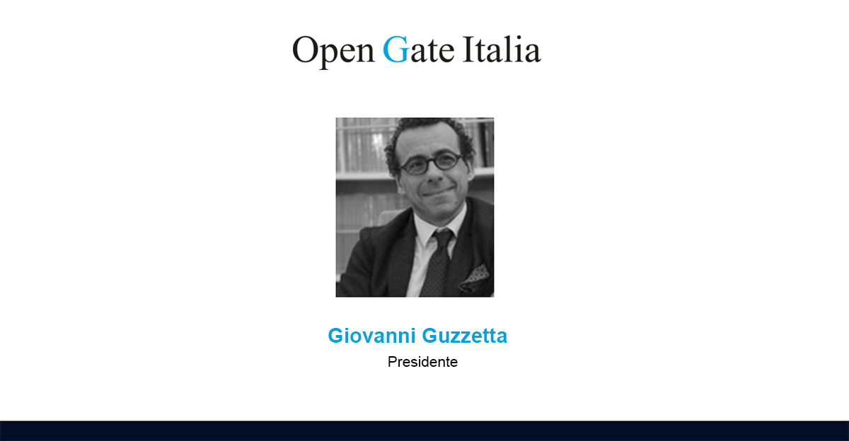 GIOVANNI GUZZETTA NUOVO PRESIDENTE DI OPEN GATE ITALIA - Open Gate Italia
